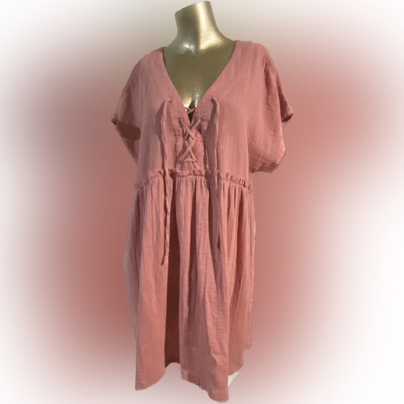 True Craft | Dresses | True Craft Rose Colored Mini Dress Large | Poshmark